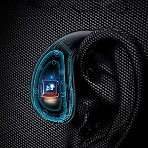 IKXO Waterproof Bone Conduction Headphones Bluetooth 5.0 Wireless Earbuds IPX8 Open Ear Underwater Bluetooth Gym Headphones with Microphone for Swimming Running, Sports