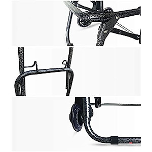 Shopping Trolley on Wheels Multi Function Shopping Cart Travel Climb Stairs Collapsible Portable Iron Art Supermarket Push Trailer Lever Cart Trolley Storage Hand Trucks,#1 ,
