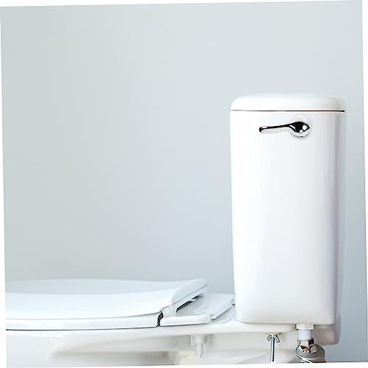 DOITOOL Toilet Accessories 6 Sets Toilet Handles Lever and Flapper Chains Flapper Chain Toilet Flush Tank Lever Metal Toilet Drain Valve Toilet Tank Handle Lever