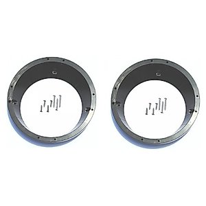 Custom Install Parts Factory to Aftermarket Speaker Adapter Converter Trim Ring Compatible with Harley-Davidson Ultra and Roadglide 5.25" to 6.5" Inch (2005, 2006 2007 2008 2009 2010 2011)