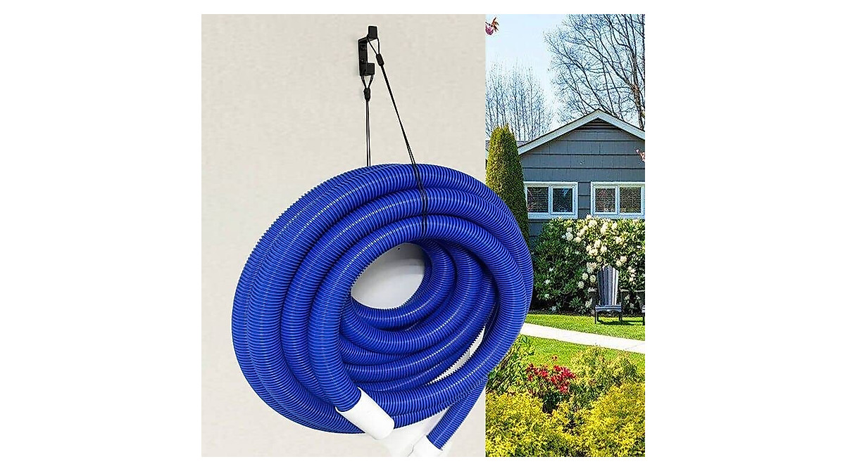 Heavy Duty Pool Hose Hanger & Garden Tool Wall Mount Hook