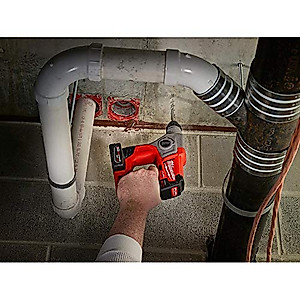 MILWAUKEE M12 FUEL 2416-21XC 12-Volt Cordless Lithium-Ion 4.0Ah 5/8 in. Brushless SDS-Plus Rotary Hammer Kit
