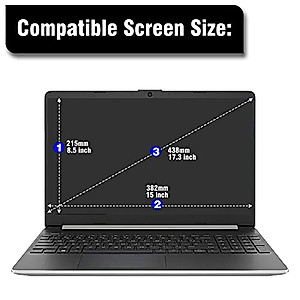 3-Pack 17.3 inch Anti Glare Laptop Screen Protector for HP Dell Lenovo Samsung Acer LG etc 17.3 inch 16:9 Aspect Ratio Laptop,Anti Glare Anti Fingerprint Filter