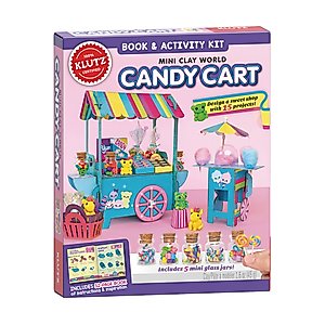 Klutz Mini Clay World Candy Cart Arts & Crafts for Ages 8 to 12
