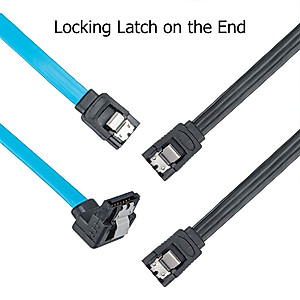 findTop Set of 6, SATA Power Splitter Cord and SATA III Cable 6.0 Gbps, Straight and 90 Degree SATA 3.0 Cable, SATA 15 Pin Male to 2xSATA 15 Pin Power Splitter Cable