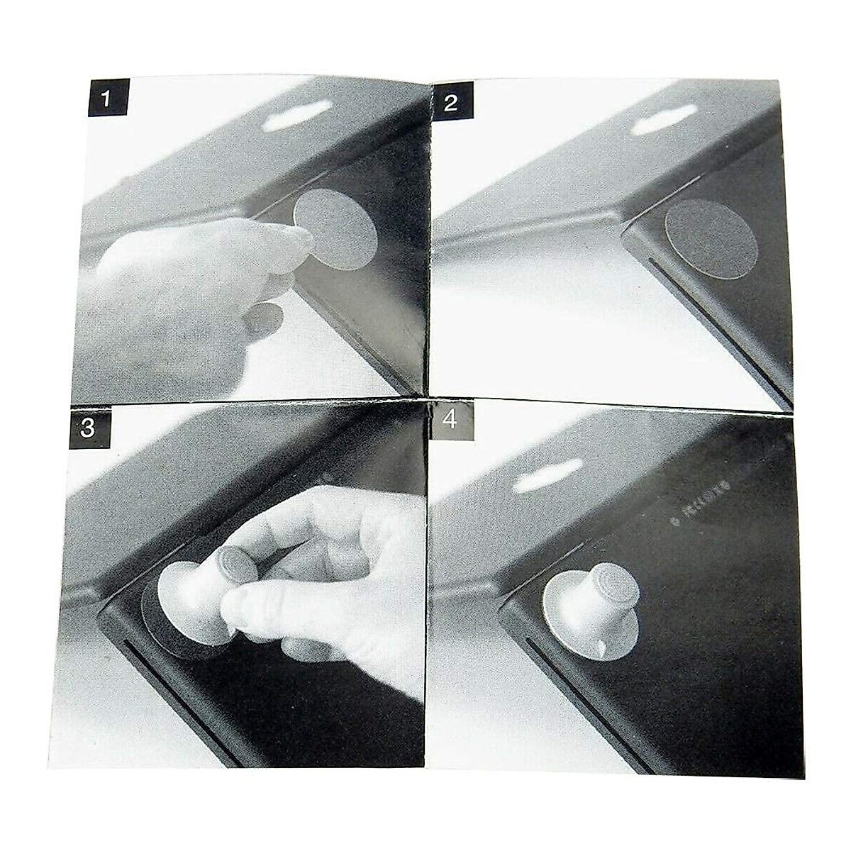 Cool Feet Laptop Cooling Stands - Rubber Feet Heat Reduction Stand with Portable Cooling Pad for Notebooks/Laptops - Innovative Heat Dissipation Solution for Enhanced Performance - Set of 4