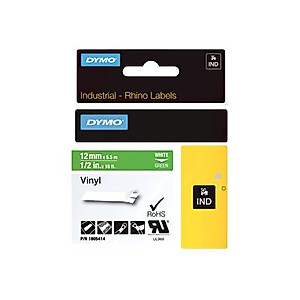 Dymo 1805414 Color Coded Label White 0n Green Thermal 0.50 W x 18.04 L Consumer Electronics