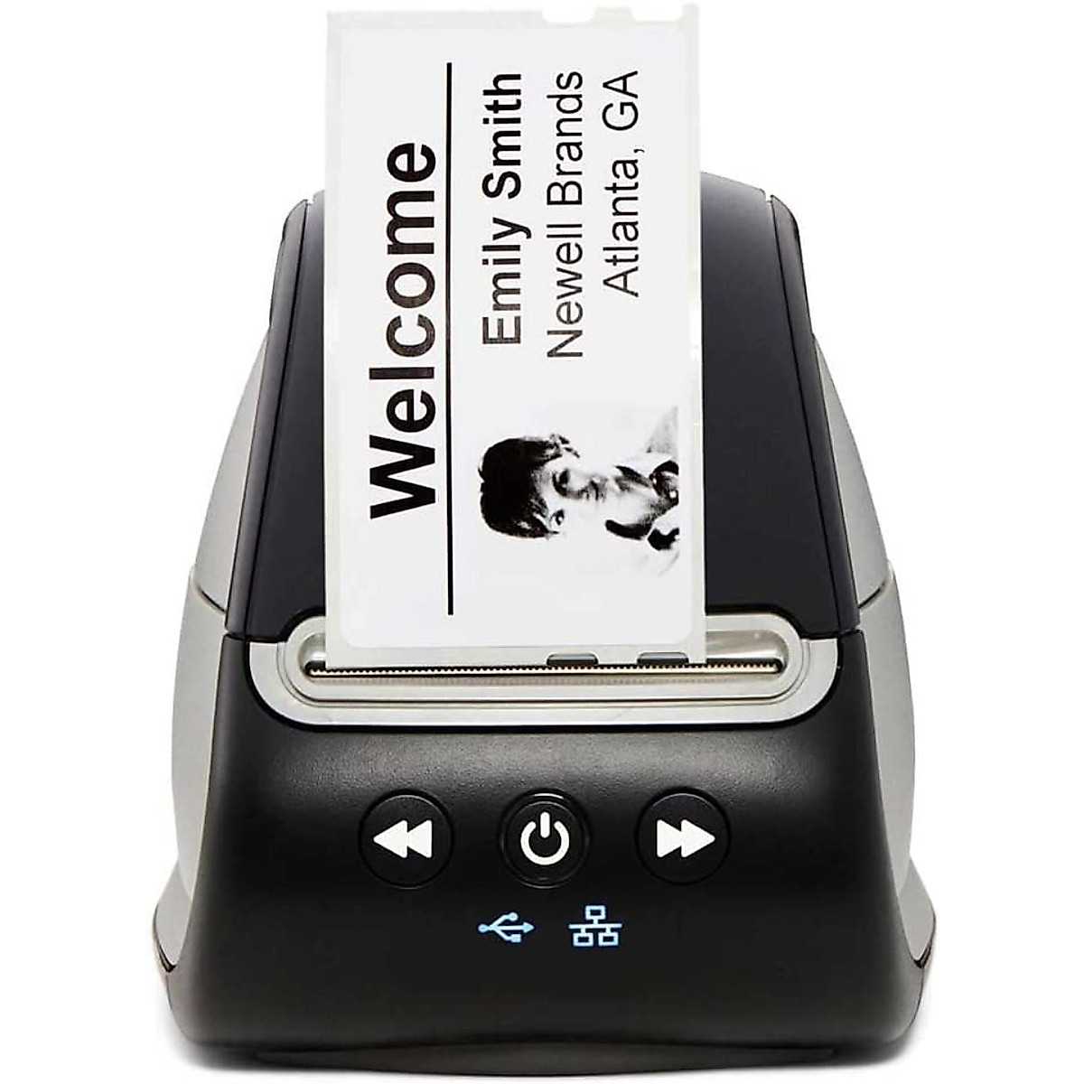 DYMO LabelWriter 550 Turbo Direct Thermal Label Maker - USB and LAN Connectivity - Print up to 90 Labels Per Minute, 300 dpi, Auto Label Recognition, Monochrome Printer - BROAGE Printer_Cable