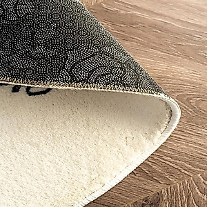 Cat Tufted Rug, Cat Shaped Rug, Irregular Shaped Rug, Washable Absorbent Non-Slip Fun Animal Shaped Cartoon Room Floor Mat, Soft Bedside Rug for Bedroom, Cat Doormat, Living Room (K,40*120cm)