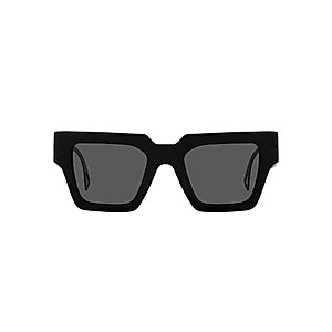 Versace Woman Sunglasses Black Frame, Dark Grey Lenses, 50MM