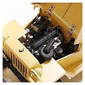 HAYCHE Alloy Resin Car Vehicle Model Fit for Toyota Land Cruiser BJ 1 18 Alloy Car Model Collectibles Simulation Metal Toys Collection Festive Deluxe Gift (Color : Yellow)