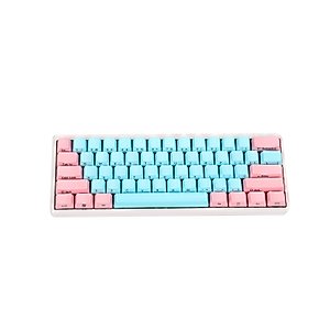 NPKC 61 87 104 Keys Miami Thick PBT OEM Profile Keycap for MX Switches GH60 Tenkeyless Mechanical Gaming Keyboard (Only Keycap)