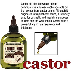 SFC Natural King Pro-growth Castor Hair & Beard Oil 7.1 oz