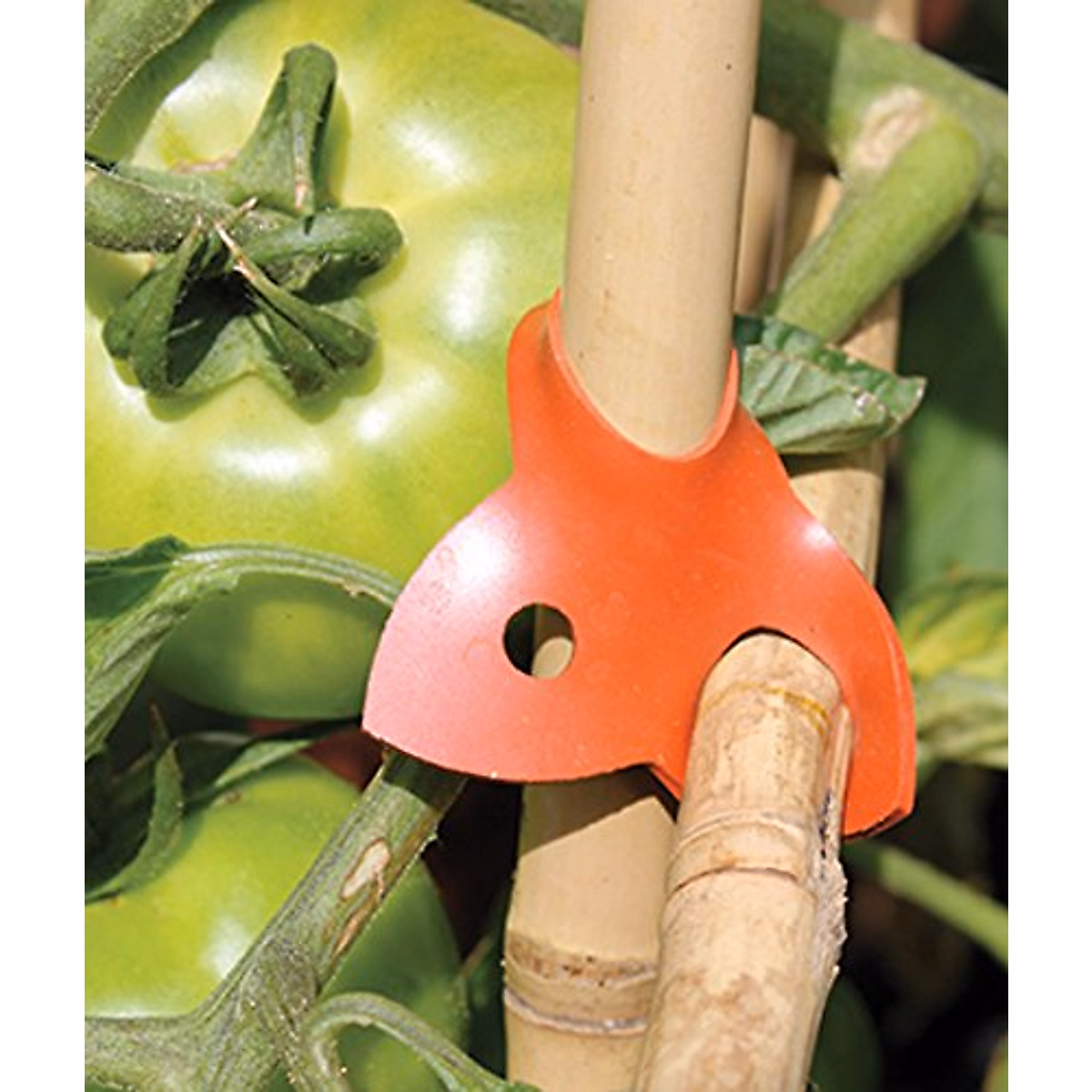 Garden Things GC-2003 Stretch Rubber Plant Stake Connecter, 3-Hole, Black