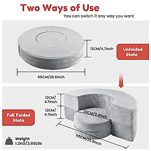 AIRBANK Kids Couch 2-in-1 Toddler Chair, Kids Sofa Toddler Reading Chair Convertible Children Sofa Chair for Girls Boys