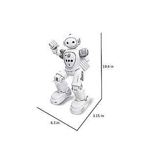 Adepe RC Robot Toy - Gesture Sensing Remote Control Robot for Kids, Rechargeable Robot Toy, Intelligent Programmable Smart Robot, with Singing & Dancing, Christmas Birthday Gifts