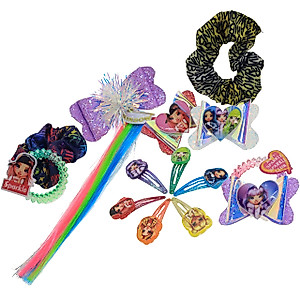 Rainbow High - Townley Girl Hair Accessories Set |Gift for Kids Teens Girls| Ages 3+ (15 Pcs) Including Hair Bow, Hair Extension, Scrunchies, Hair Clips and More, for Parties, Sleepovers and Makeovers