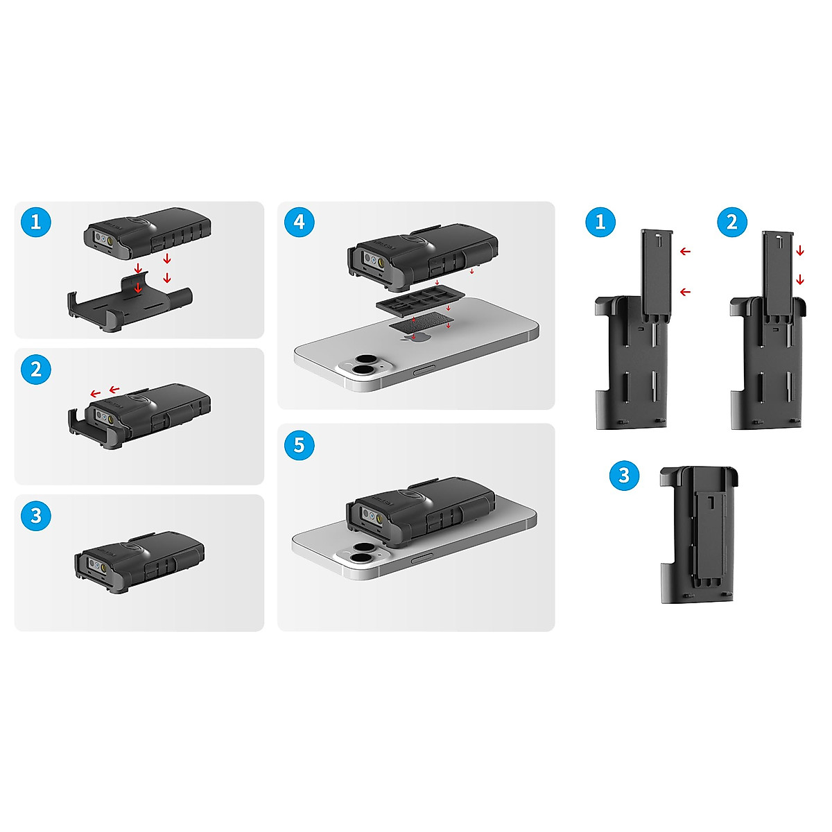 Back Clip for NETUM E740 E800 E900 E950 Series Readers