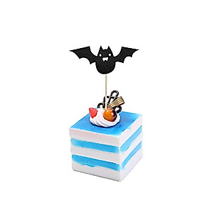 Punching Bag Hook Party Halloween Cake Cake Decoration Topper Supplies 8PC Insert Halloween Novelty Funny Toy Children's Games
