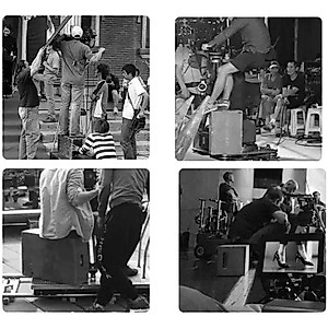 MYOYAY Photography Apple Box, Set of 5 Standard Wooden Apple Boxes with Magnetic Lid Multifunctional Wooden Boxes for Supporting Height-Adjusting Photo Studio Film Set and Photography