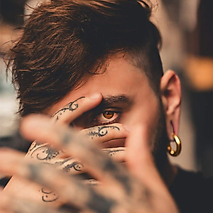 Casvort 2 PCS Gold Stainless Steel Piercing Captive Hoop Rings Tragus Ear Tunnels Ear Hanger Weight Gauges Body Jewelry 00g