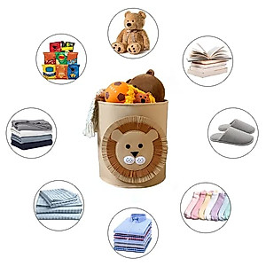 Elephant Cartoon Laundry Basket Organizer Box Toy Storage Bucket Children'S Nursery Toys Children'S Clothing Children'S Room Storage Bag