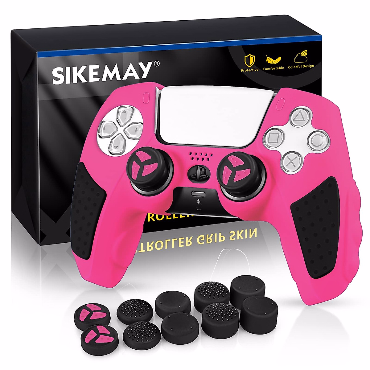 SIKEMAY Compatible with PlayStation 5 Controller Skin PlayStation 5