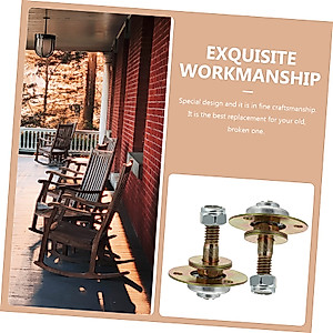 VINTORKY 4pcs Rocking Chair Bearing Rocking Chair Part Mechanic Accessories Mxmm Bearing Chair Linkage Threaded Bearing Furniture Connecting Fitting Iron Office Mechanical Screw