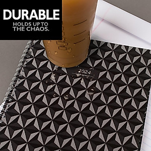 2024-2025 AT-A-GLANCE® Elevation Block-Format 13-Month Weekly/Monthly Planner, 8-1/2" x 11", Black, January 2024 to January 2025, 75950P05