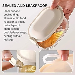 Spice Seasoning Storage Box,2024 Upgrade Green Multi-layered Seasoning Storage Box,Fruit Multi-layer Storage Containers,Airtight Food Organizer Containers for Kitchen Organizer Accessories (5 Layer)