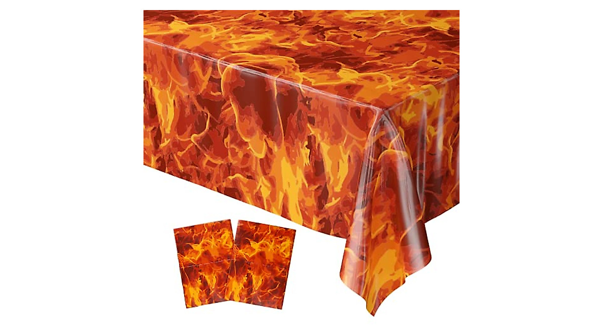 Fire Table Covers - Reusable Flame Décor for Parties | Blue Orchards