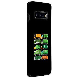 Galaxy S10 Garbage Truck Recycling Day Trash Waste Separation Birthday Case