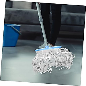 Didiseaon Replaceable Mop Head Mop Replacement Wet Industrial Mop Heads Commercial Mop Heads Rope Mop Head Mop Heads Cleaning Mop Head Wet Mop Looped End Sweeper Mop Heads Plastic