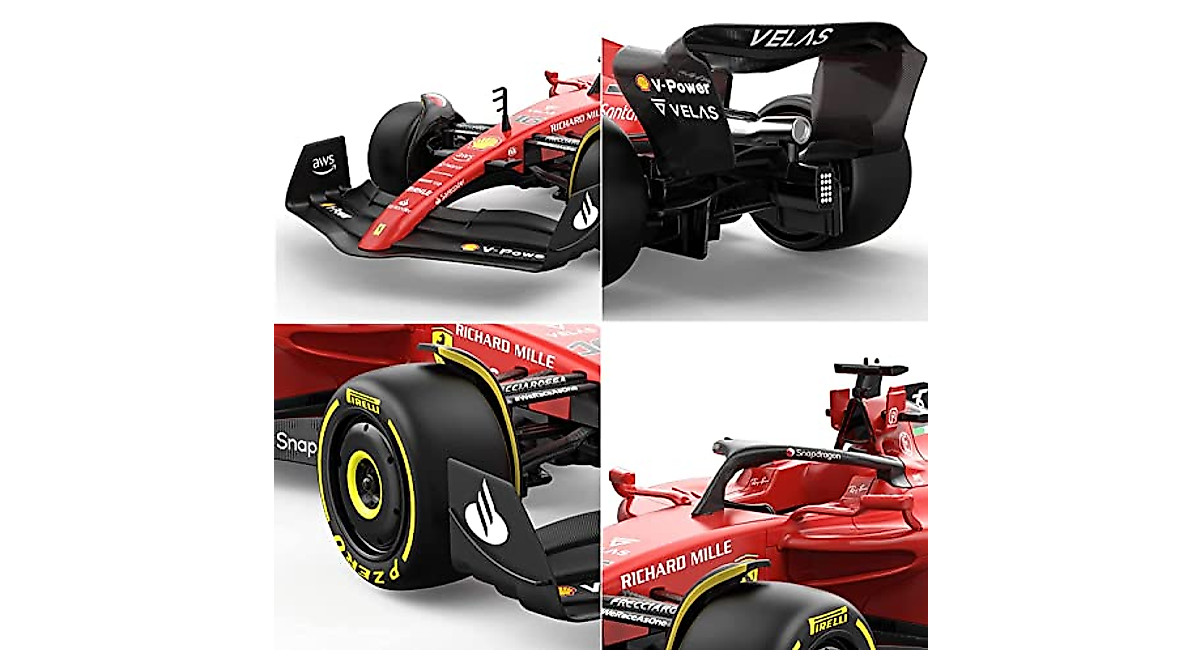 RASTAR Ferrari F1-75 RC Car 1:12 Scale - Officially Licensed Model