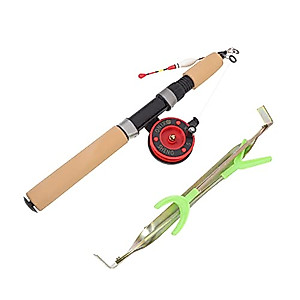 Ice Fishing Suit Fishing Supply Ice Fishing Rod Short Fishing Rod Winter Fishing Rod Outdoor Supply Ice Fishing Tool Fishing Accessory Compact Fishing Pole Lure Fishing Rod