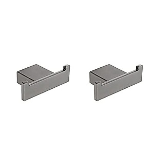 EYHLKM Gray Towel Hook Coat Hat Door Hook Hanger Wall Hook Retro Home Deco Robe Hooks Stainless Steel Bathroom Accessories
