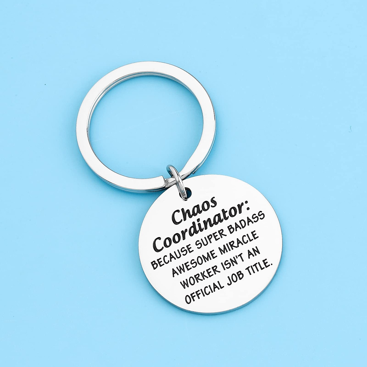 ENSIANTH Chaos Coordinator Gifts Team Mom Gift Team Manager Gift Team Manager Gift Coworker Gift (Chaos coordinator key)