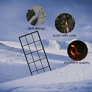 BARNSMITH 36in x84in Frosted Glass Barn Door Sliding Aluminum Panel Heavy Duty DIY Tempered Frosted Glass Barn Door Slab Assemble Required (Sliding Hardware not Included) KDA05