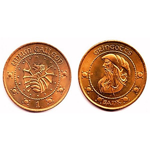 HARRY POTTER Gringotts Unum Galleon Golden Coin