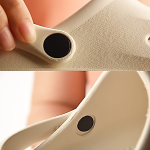 VMAXTANKS Croc Replacement Rivets, 10pcs Clog Garden Shoe Repair Rivets Compatible for Crocs-Styled Shoes Strap Button Replacement, One Size, Black