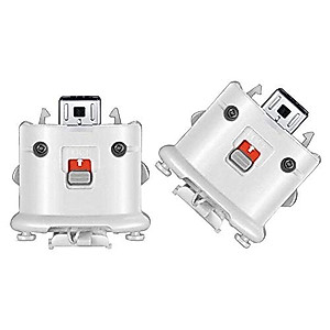 Machine-Ya Wii Motion Plus - External Remote Motion Plus Sensor Controller Wii U Motion Plus (White 2PCS)