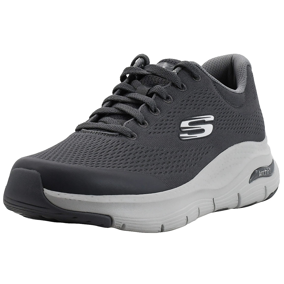 Skechers Max Cushioning Elite 2.0 - Superior Stride Black/Gray 6.5 B (M)