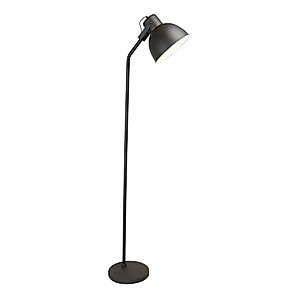Newhouse Lighting NHFL-VE-BK Vesper Modern Floor Lamp with LED Bulb Included, Black