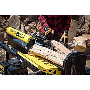 Champion Power Equipment 100326-1 25-Ton Horizontal/Vertical Full Beam Gas Log Splitter, Black