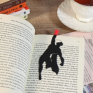 Creative Glow in The Dark Luminous Bookmark Fun Book Mark Party Favors for Kids Boys Girl Teens(Superhuman))
