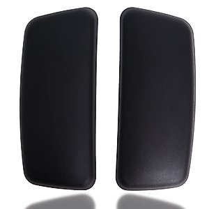 Dpwrrot Arm Pads Caps Replacement for Haworth Zody Office Chair 1 Pair(Black)