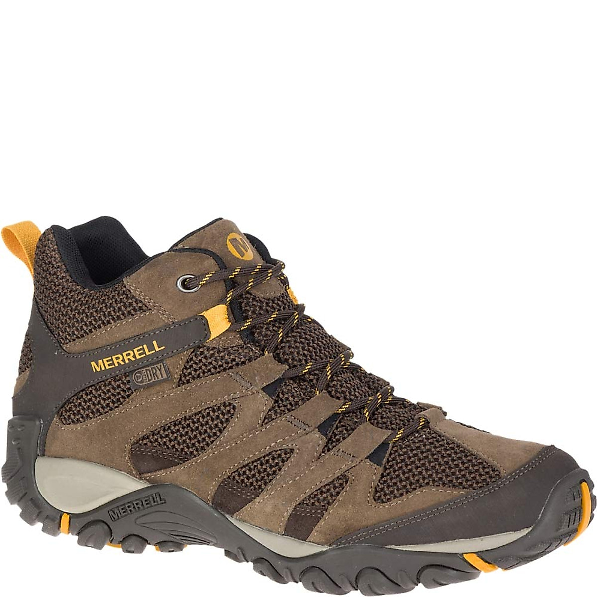 Merrell mens Alverstone Mid Waterproof Hiking Shoe, Merrell Stone, 11.5 US