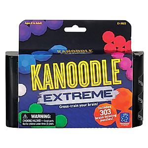 Educational Insights Kanoodle Extreme Puzzle Game, Brain Teaser Puzzle Challenge Game, Travel Games, Gift for Ages 8+