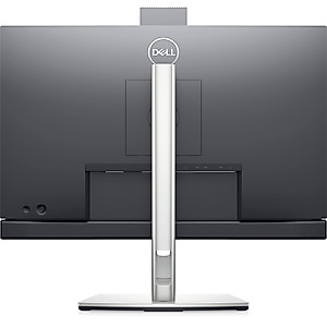 Dell 24, HD Video Conferencing Monitor - C2422HE with POP-UP 5MP IR Camera Dual 5W Integrated Speakers and a Dedicated Microsoft Teams Button,Gray