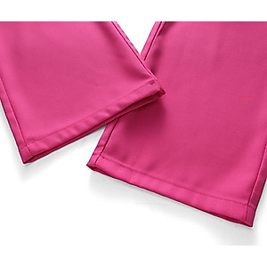 UNINUKOO Mens Suit Slim Fit 1 Button 2 Piece Wedding Party Holiday Solid Color Tux Suits for Men US Size 30 Pink